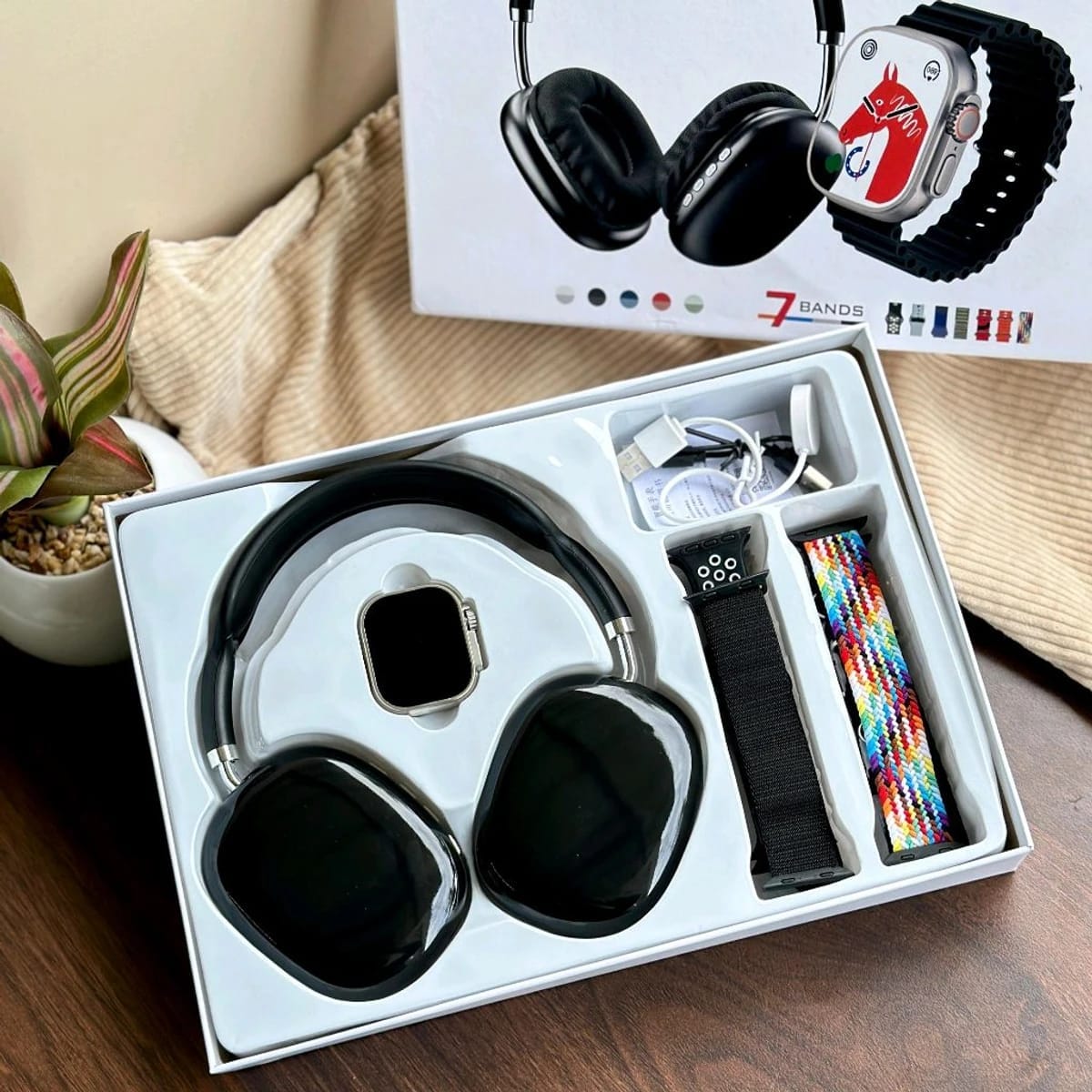 ⭐P9 ULTRA 2 - set de reloj inteligente con 7 brazaletes + audífonos 🎧 ...